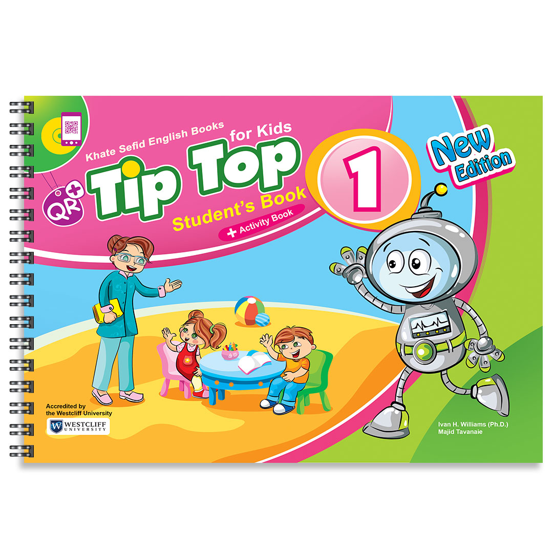 Tip Top 1 Student's & Activity Book - خط سفید