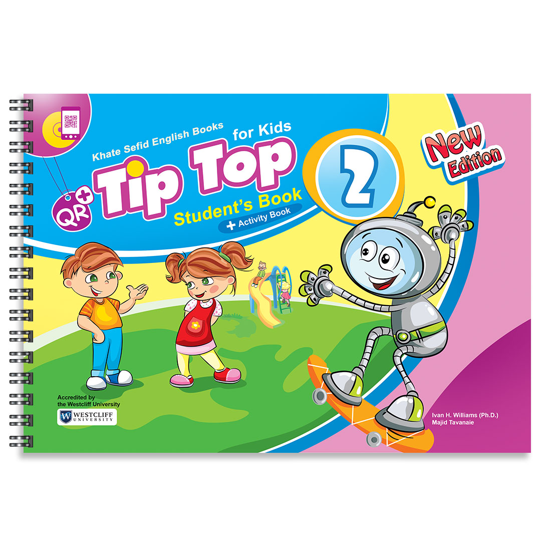 Tip Top 2 Student's & Activity Book - خط سفید