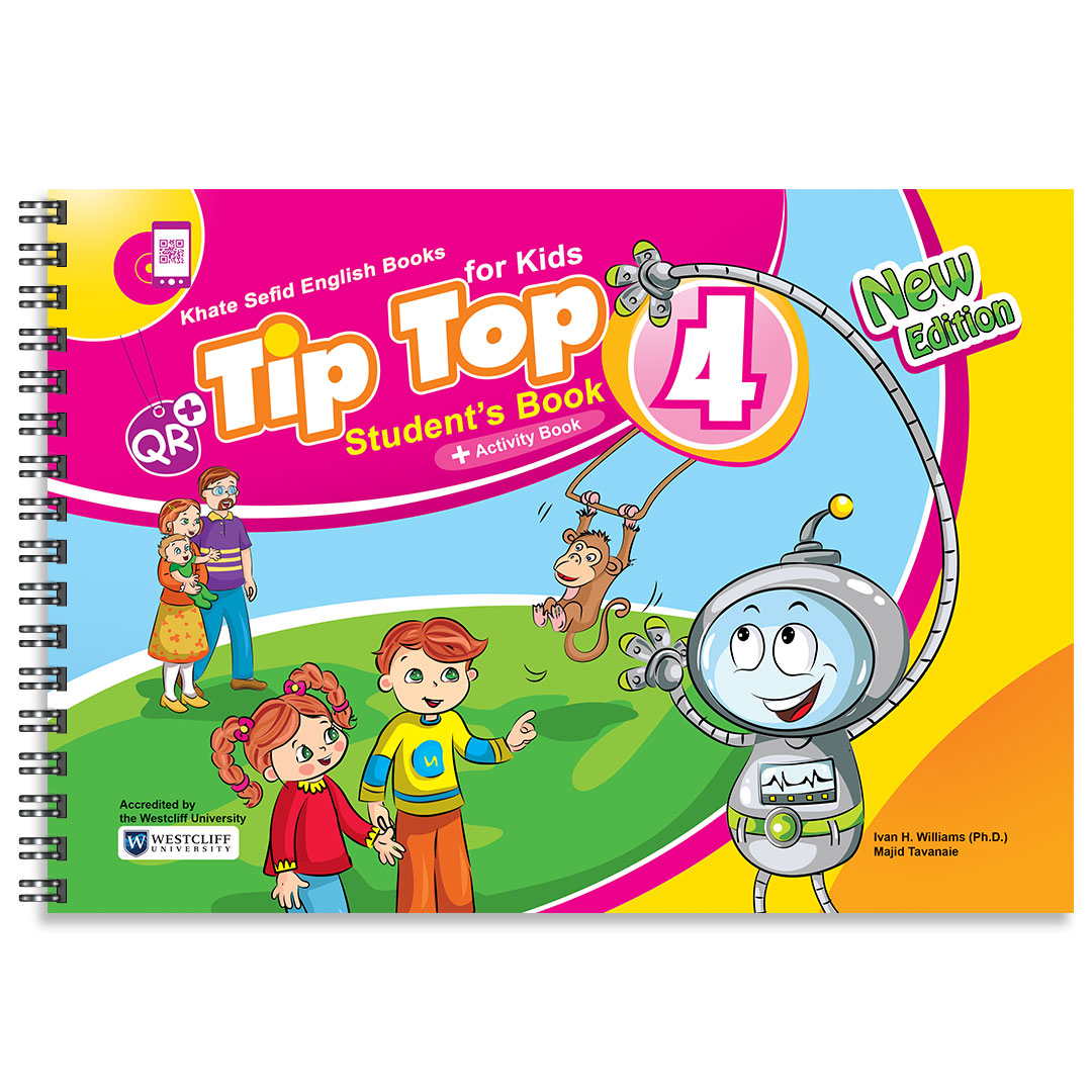 Tip Top 4 Student's & Activity Book - خط سفید
